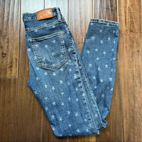 H&M | Jeans | Hm Star Pattern High Rise Skinny Jeans | Poshmark